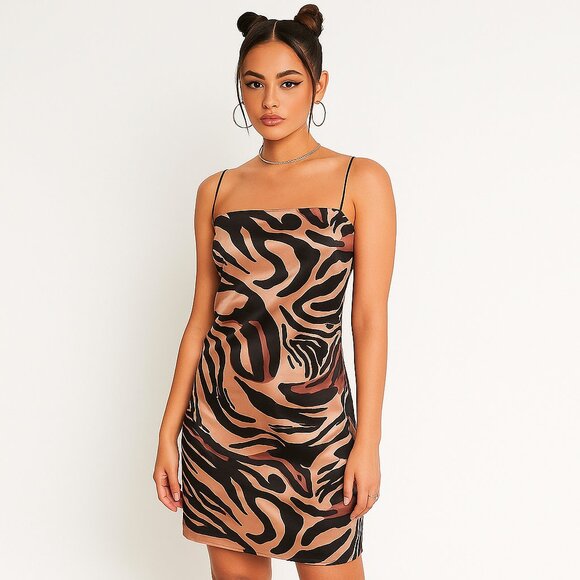 Zara | Dresses | Zara Tiger Dress | Poshmark